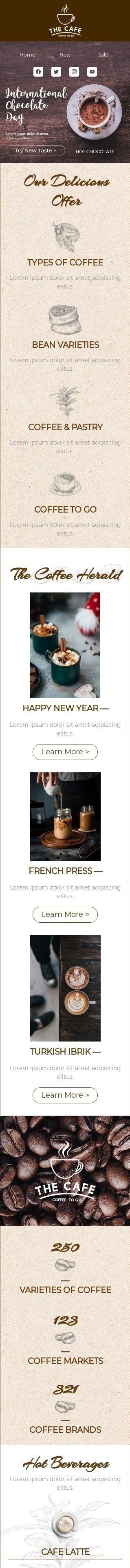Try a new taste Email Template by Stripo.email