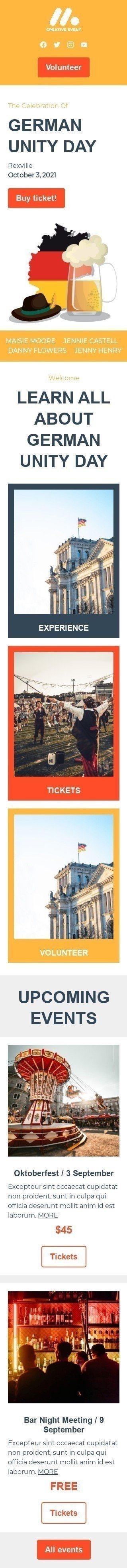 Creative event Email Template by Stripo.email