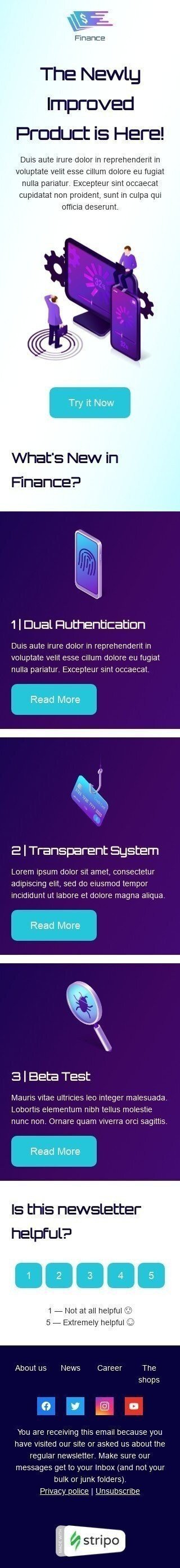 Improved product is here Email Template by Stripo.email