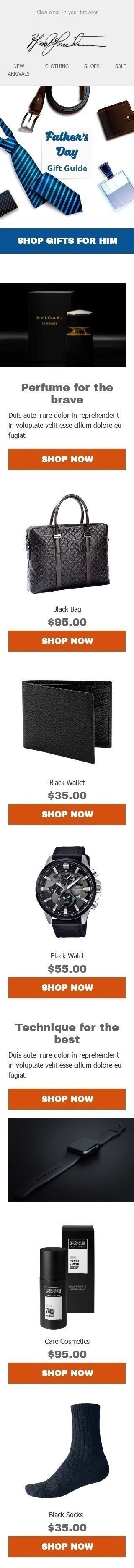 Gift guide Email Template by Stripo.email