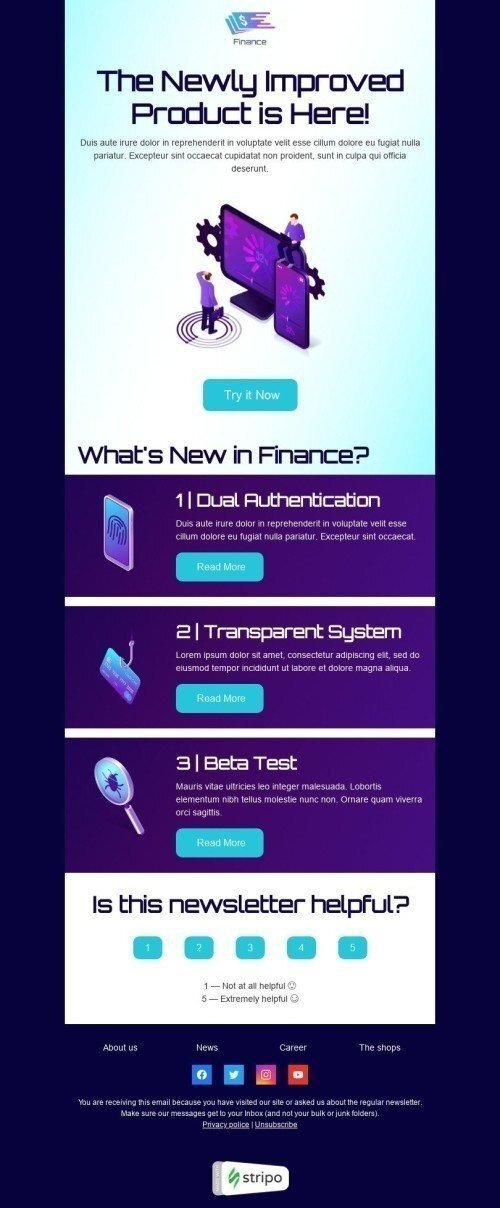 Improved product is here Email Template by Stripo.email