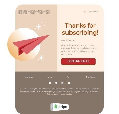24 Thank you Email Templates 📭 | Free Thank you HTML Email Template ...