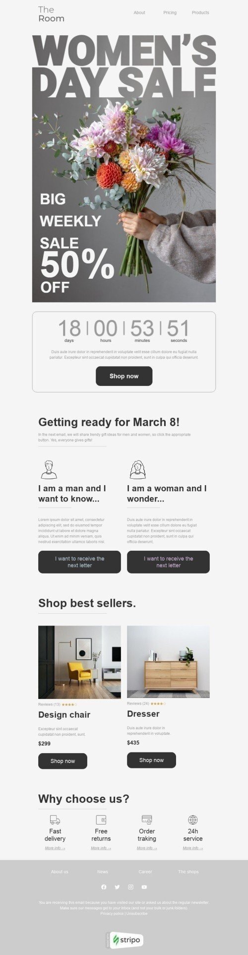 Big weekly sale Email Template by Stripo.email