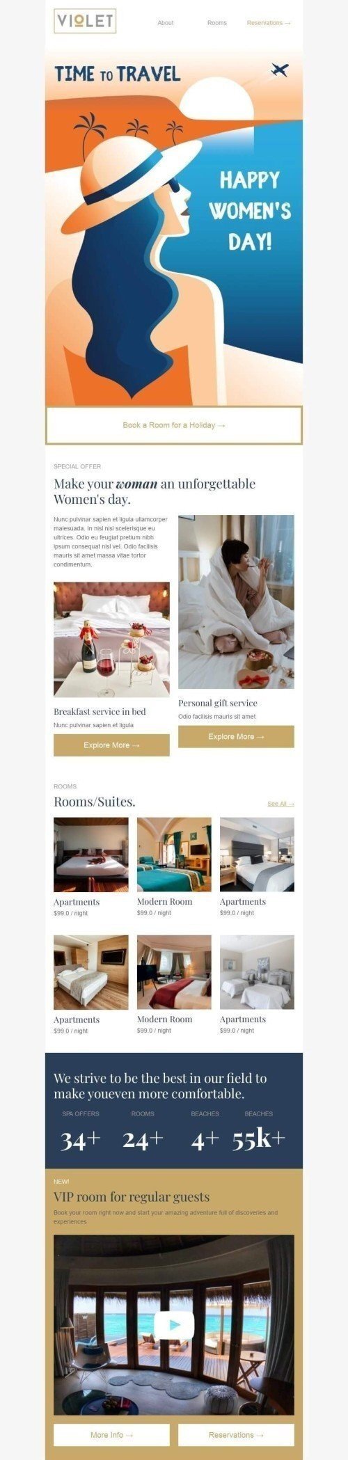 29 Hotels Email Templates 📭 | Free Hotels HTML Email Template — Stripo ...