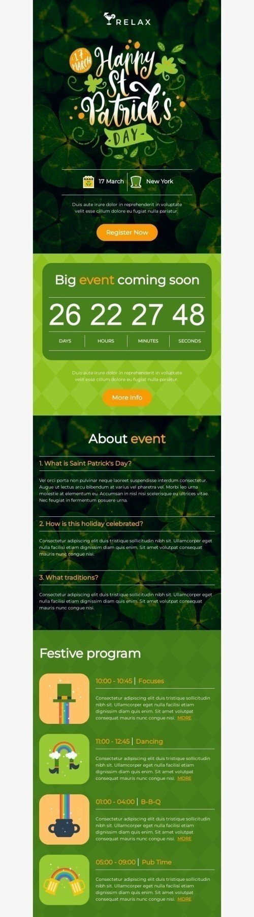 14 Green Email Templates 📭 | Free Green HTML Email Template — Stripo ...