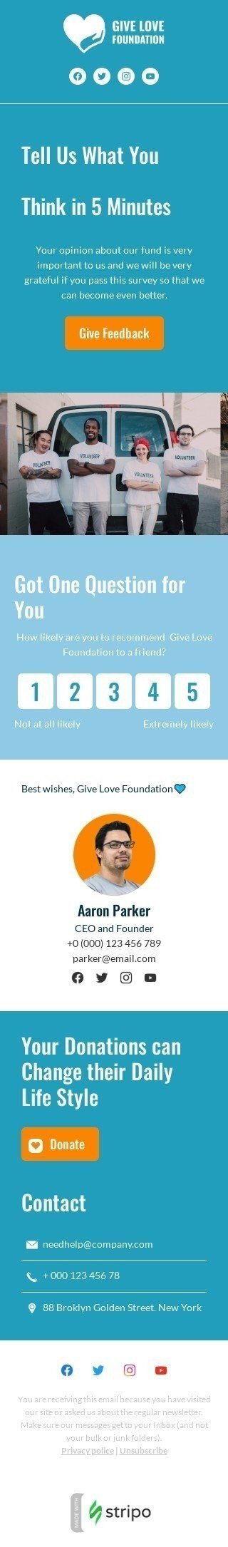 Survey emails Email Template by Stripo.email