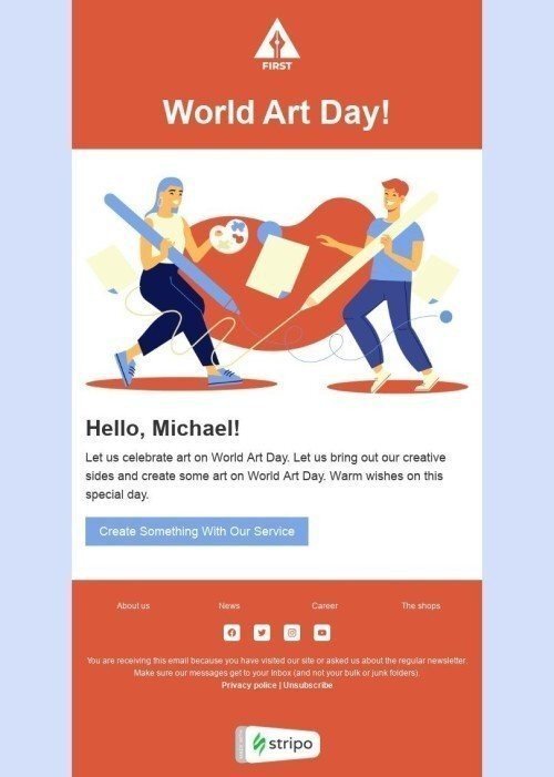 Create some art Email Template by Stripo.email