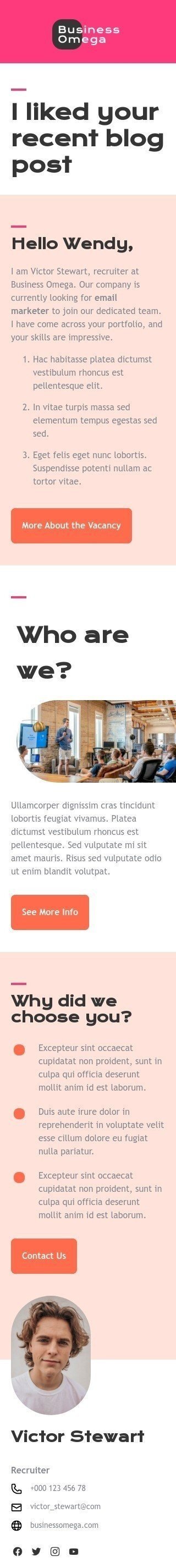 I liked your recent blog post Email Template by Stripo.email