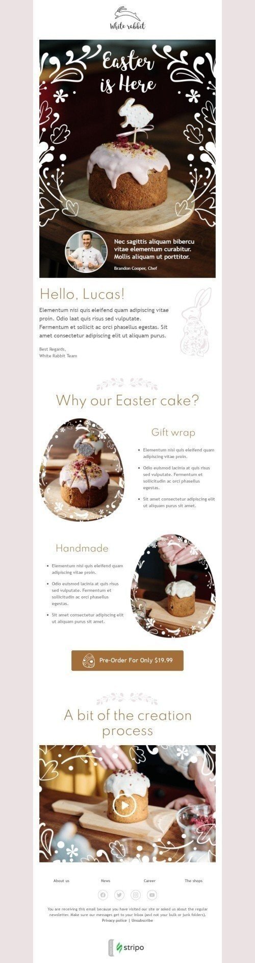 27 Baking Email Templates 📭 | Free Baking HTML Email Template — Stripo ...