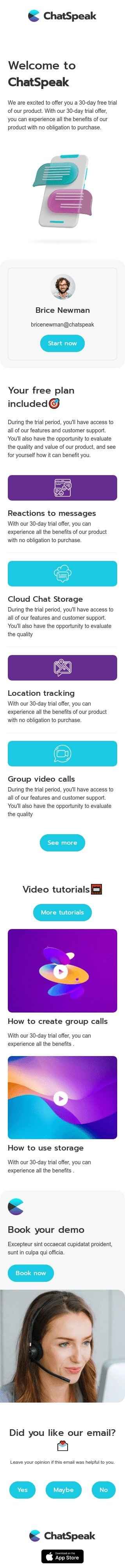 Your free plan Email Template by Stripo.email