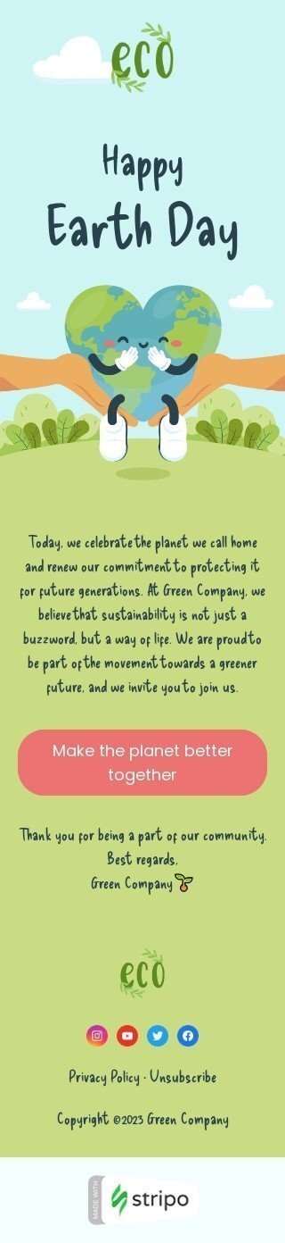 Green future Email Template by Stripo.email