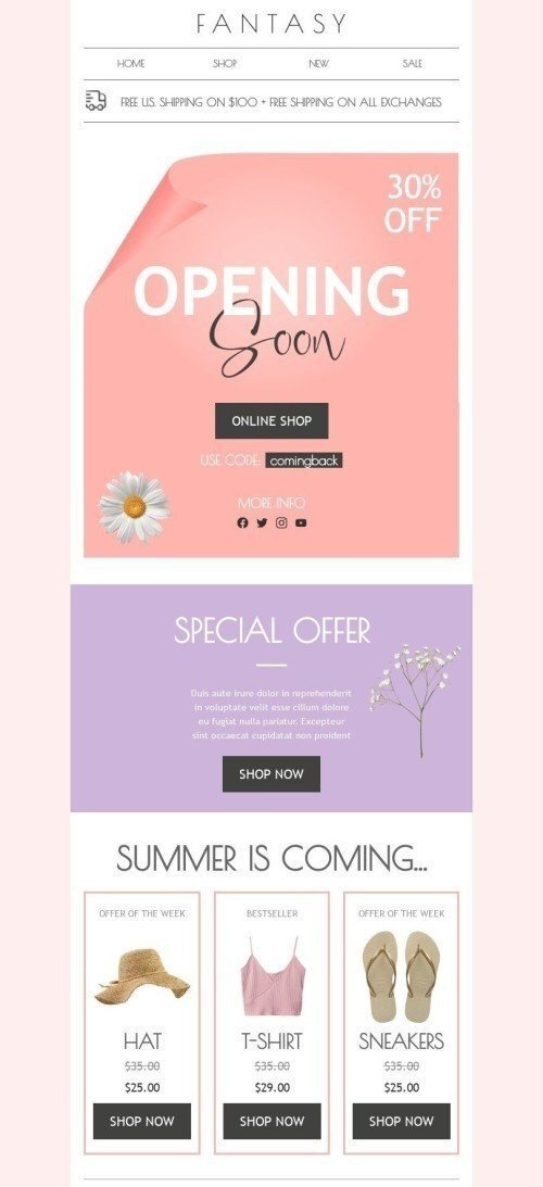 16 Teaser Email Templates 📭 | Free Teaser HTML Email Template — Stripo ...