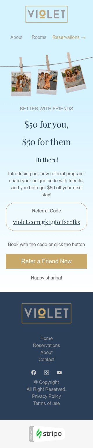 Better with friends Email Template by Stripo.email