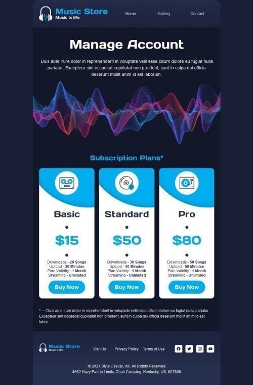 34 Price List Email Templates 📭 | Free Price List HTML Email Template ...