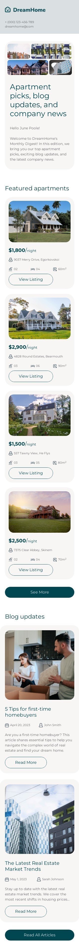 Newsletter Email Template by Stripo.email