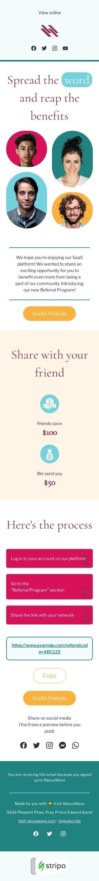 Spread the word Email Template by Stripo.email