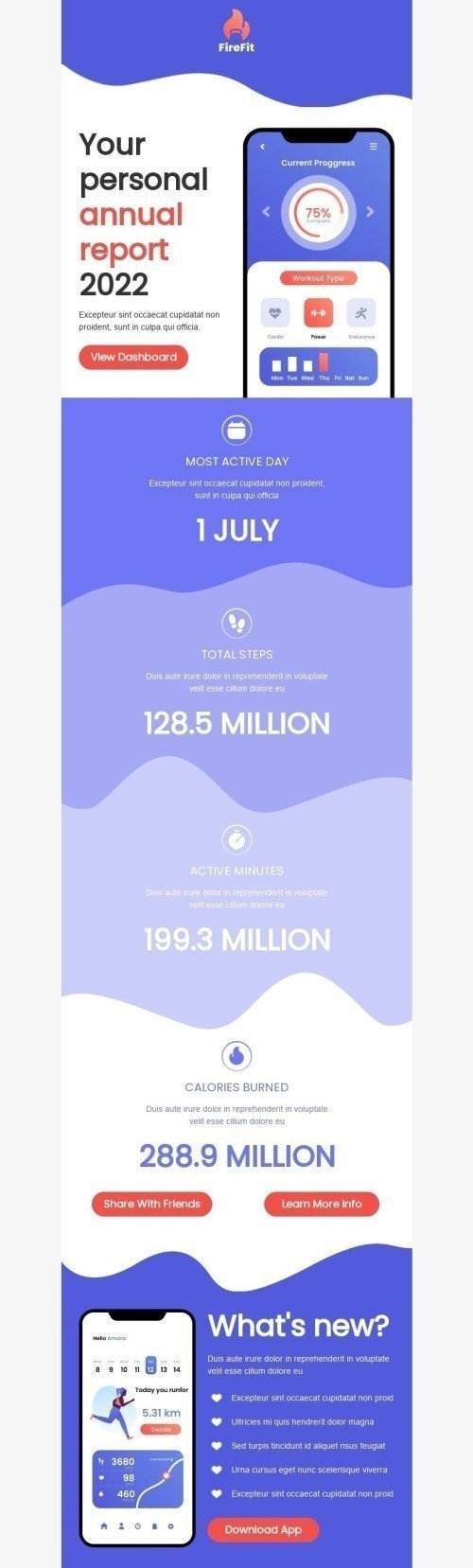 16 Annual review Email Templates 📭 | Free Annual review HTML Email ...