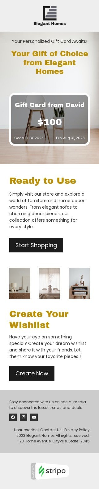 Ready to use Email Template by Stripo.email