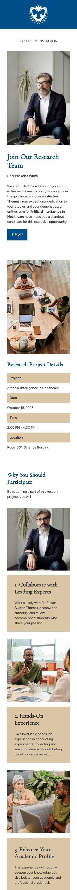 Join our research team Email Template by :full_name — Stripo.email
