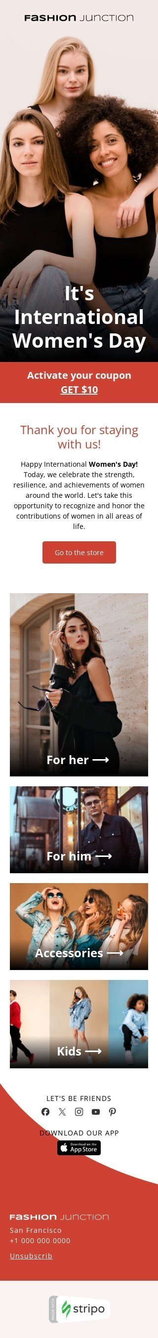 Fashionable life Email Template by Stripo.email