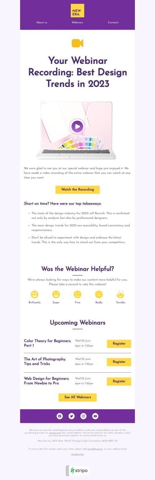 Webinar follow-up emails: How to send them, what to send in them, and when to send them — Stripo ...