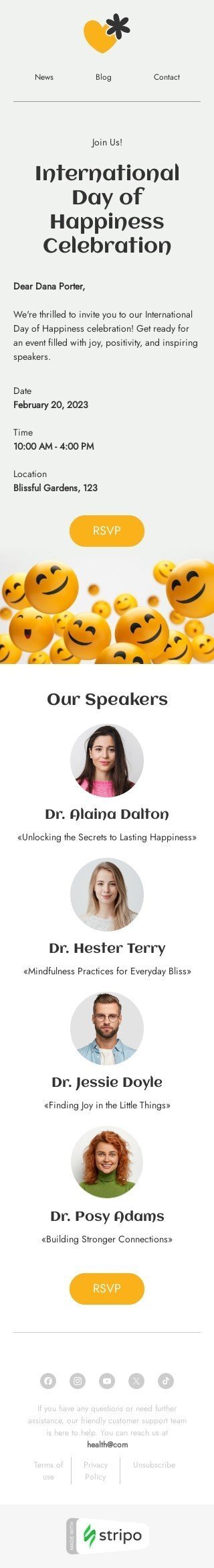 Joyful celebration Email Template by Stripo.email