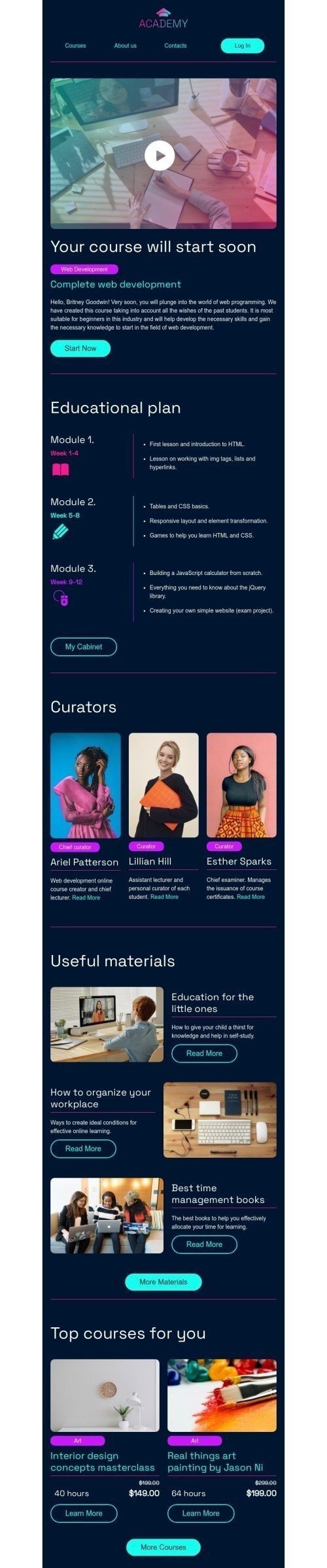 12 Announcement Email Templates 📭 | Free Announcement HTML Email ...