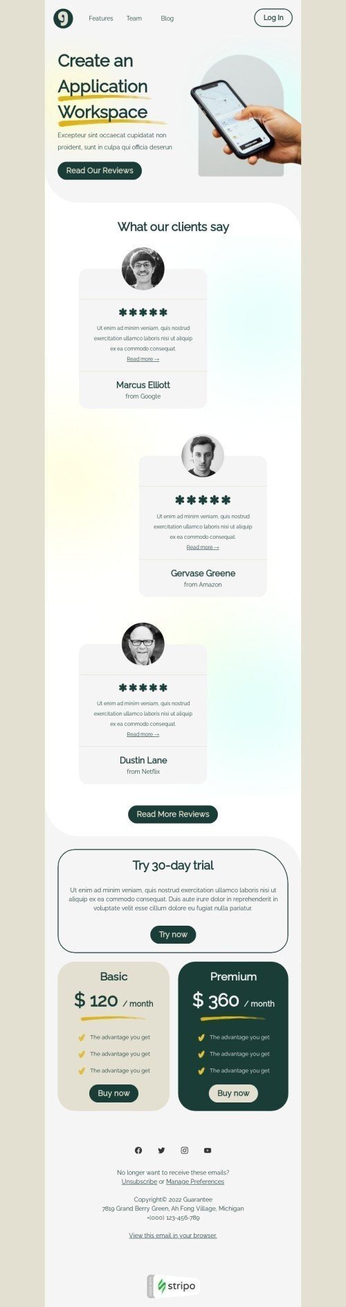 34 Price List Email Templates 📭 | Free Price List HTML Email Template ...