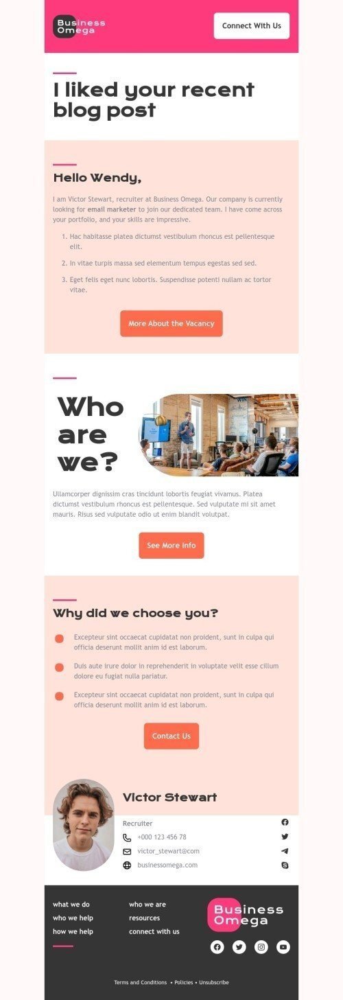 I liked your recent blog post Email Template by Stripo.email