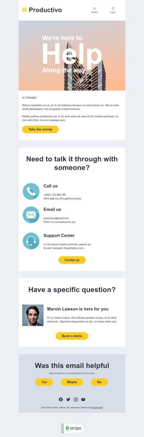 21 Customer service Email Templates 📭 | Free Customer service HTML ...
