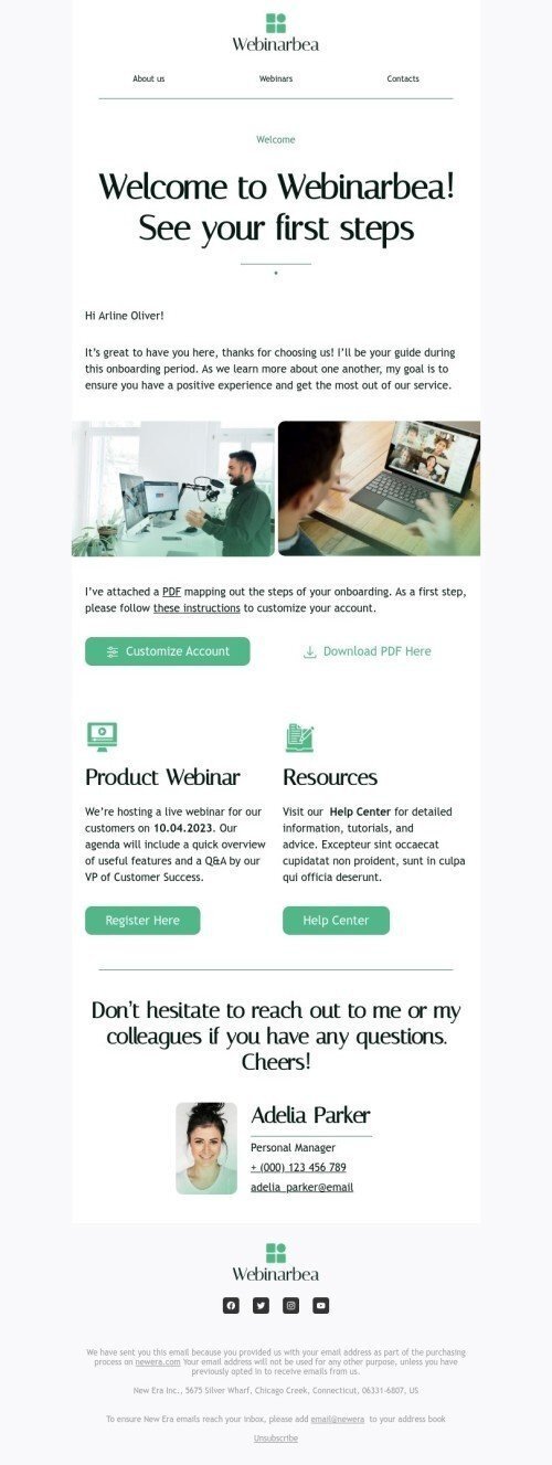 47 Webinars Email Templates 📭 | Free Webinars HTML Email Template ...