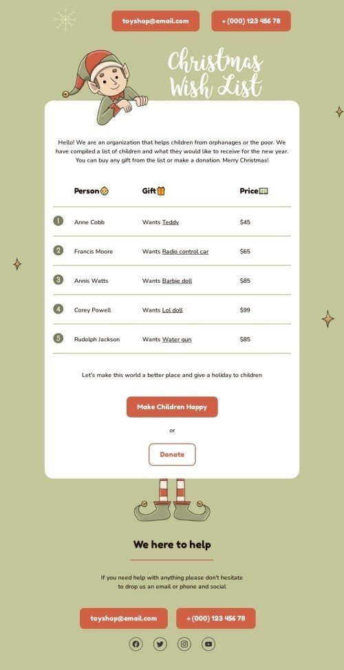 Make children happy Email Template by Stripo.email