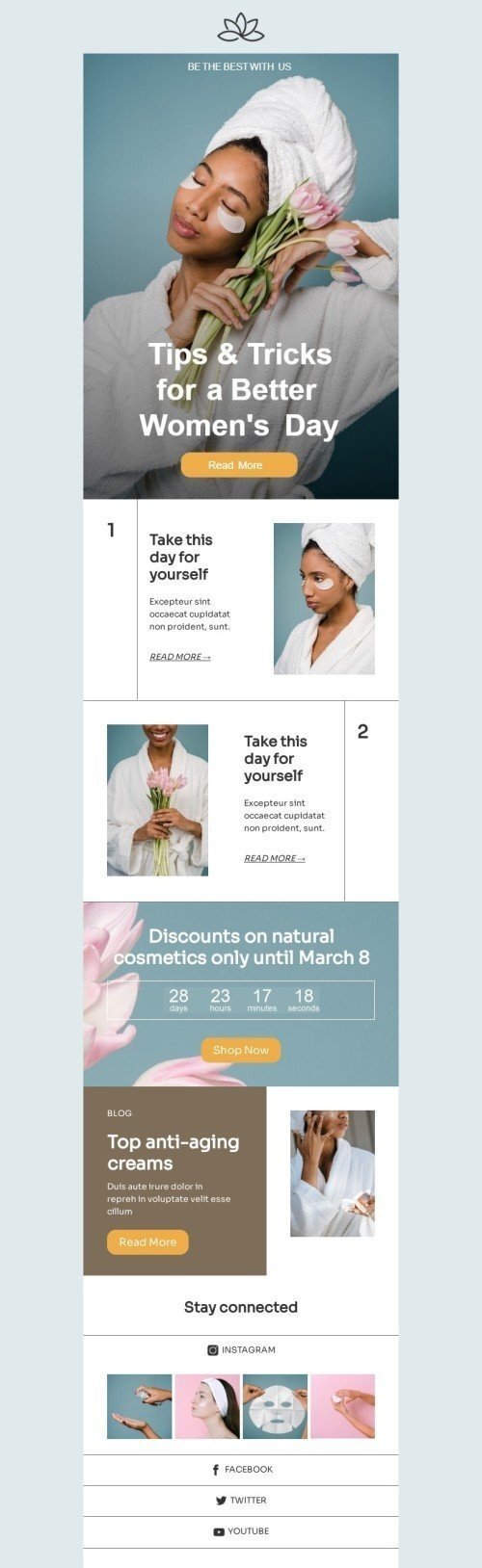 Better Women's Day Email Template by Stripo.email