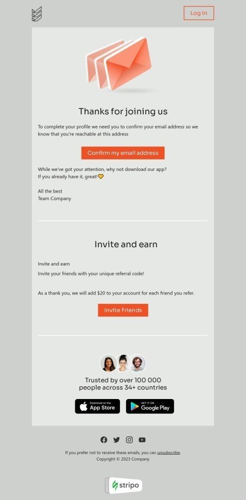 Thanks for joining us Email Template by Stripo.email