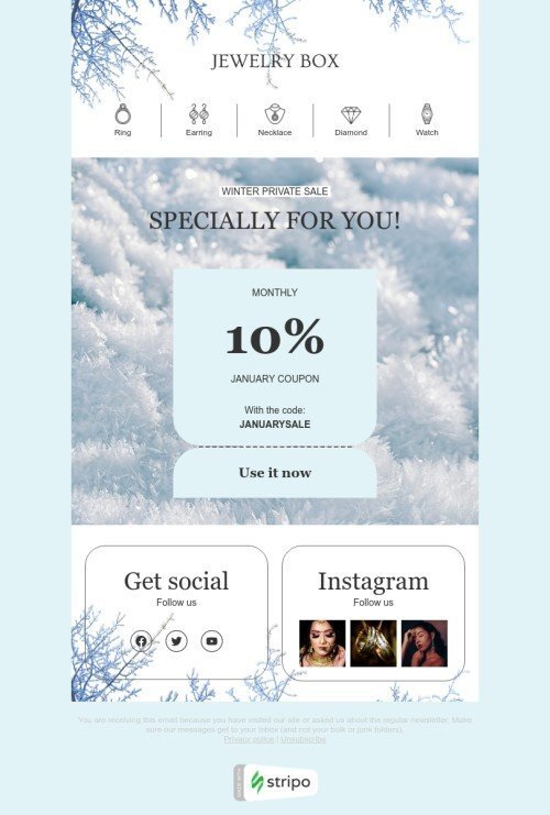 22 Jewelry Email Templates 📭 | Free Jewelry HTML Email Template ...