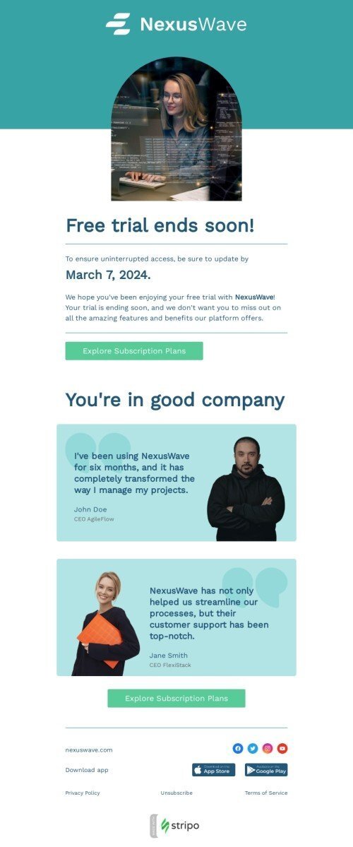 40 Social Proof Email Templates 📭 | Free Social Proof HTML Email ...