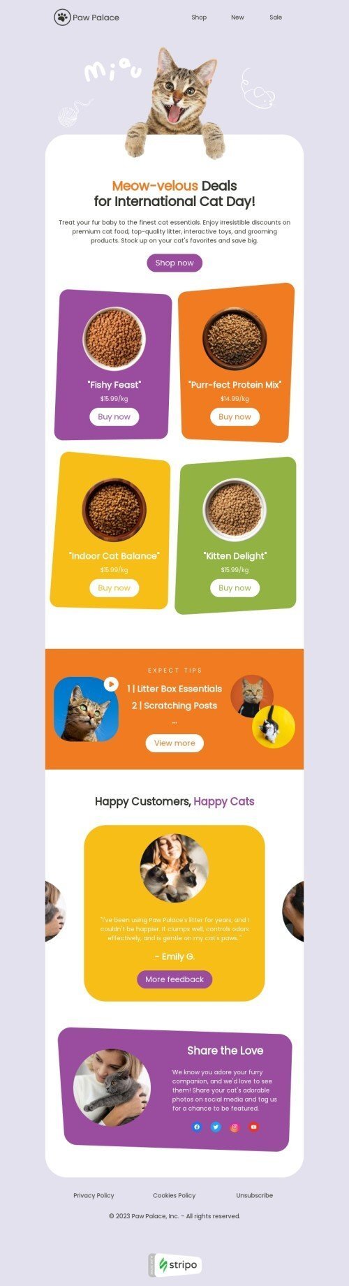 35 Pets Email Templates 📭 | Free Pets HTML Email Template — Stripo.email ️