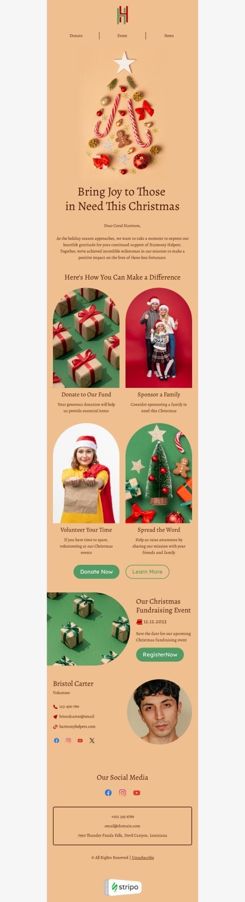 88 Nonprofit Email Templates 📭 | Free Nonprofit HTML Email Template ...