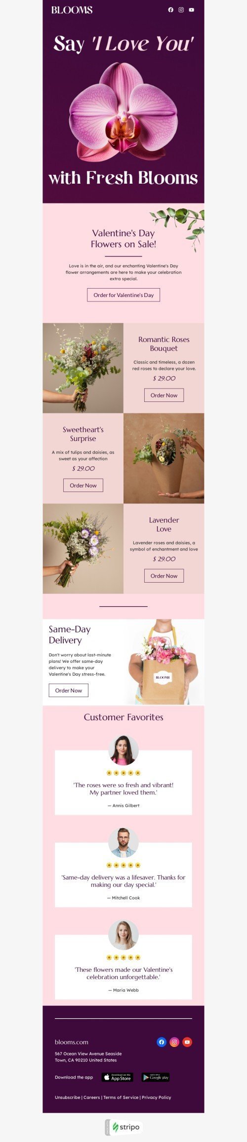 Fresh blooms Email Template by Stripo.email