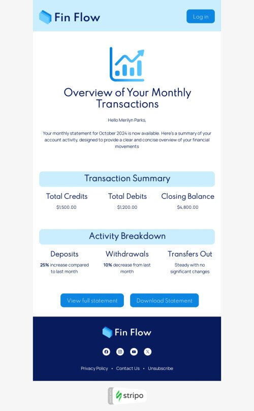 47 Finance Email Templates 📭 | Free Finance HTML Email Template ...