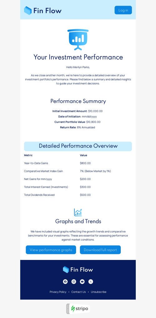 47 Finance Email Templates 📭 | Free Finance HTML Email Template ...