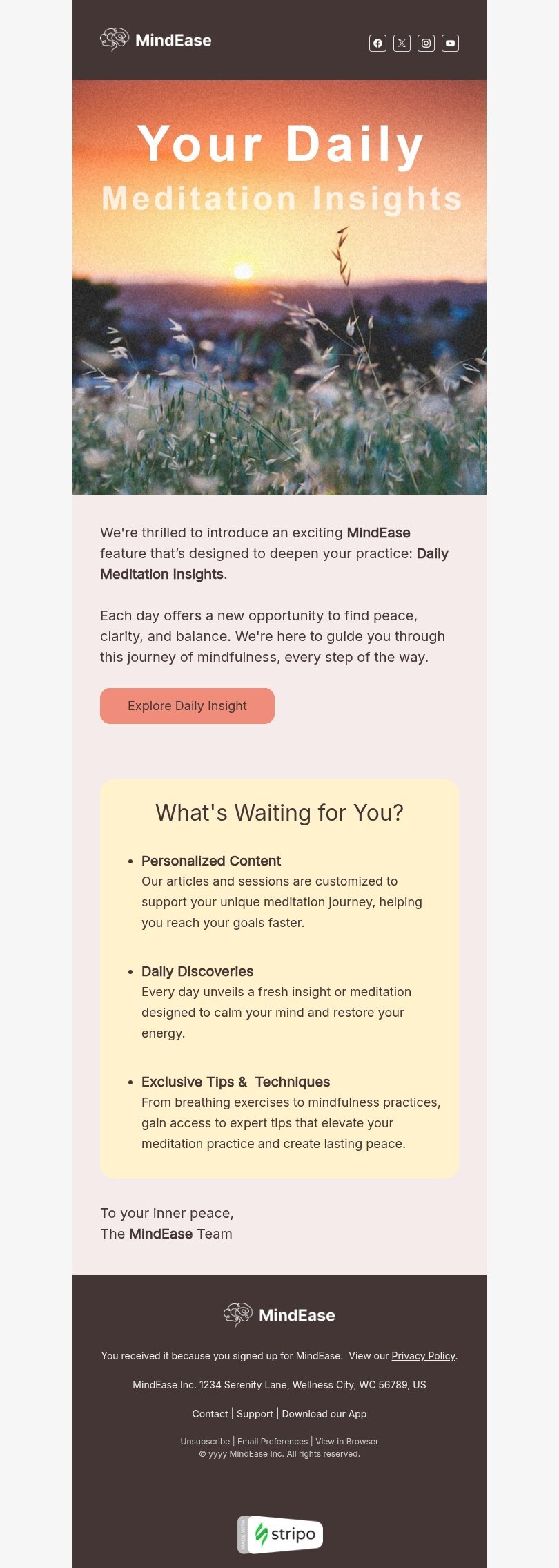 80 Health and Wellness Email Templates 📭 | Free Health and Wellness ...