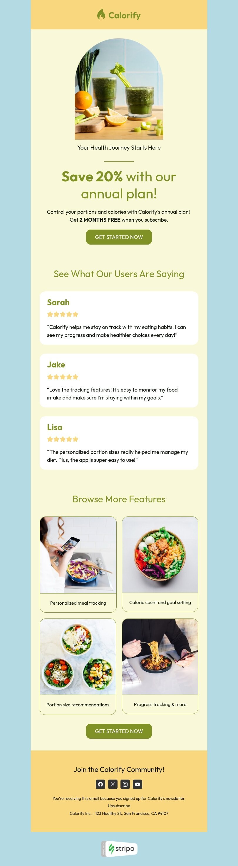 120 Food Email Templates 📭 | Free Food HTML Email Template — Stripo.email ️